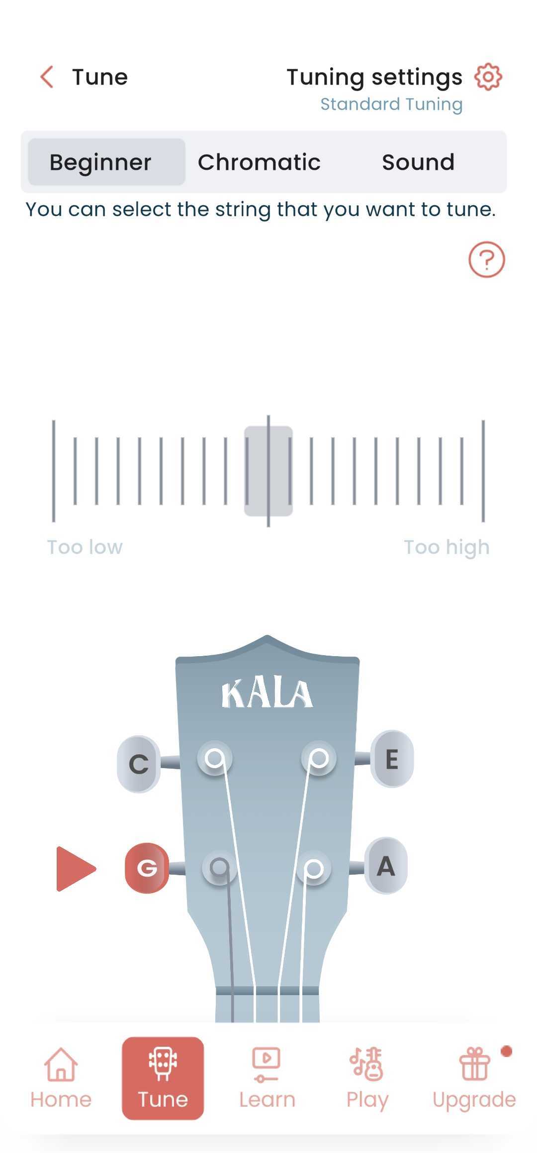 How to tune my ukulele with the app? – Musopia